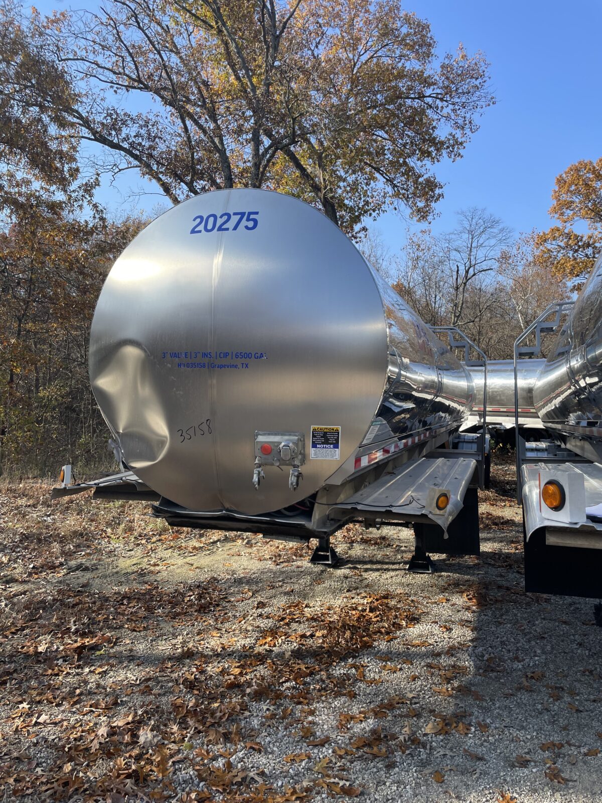 2002 WALKER 6500 GALLON 3A SANITARY - SEMO Tank