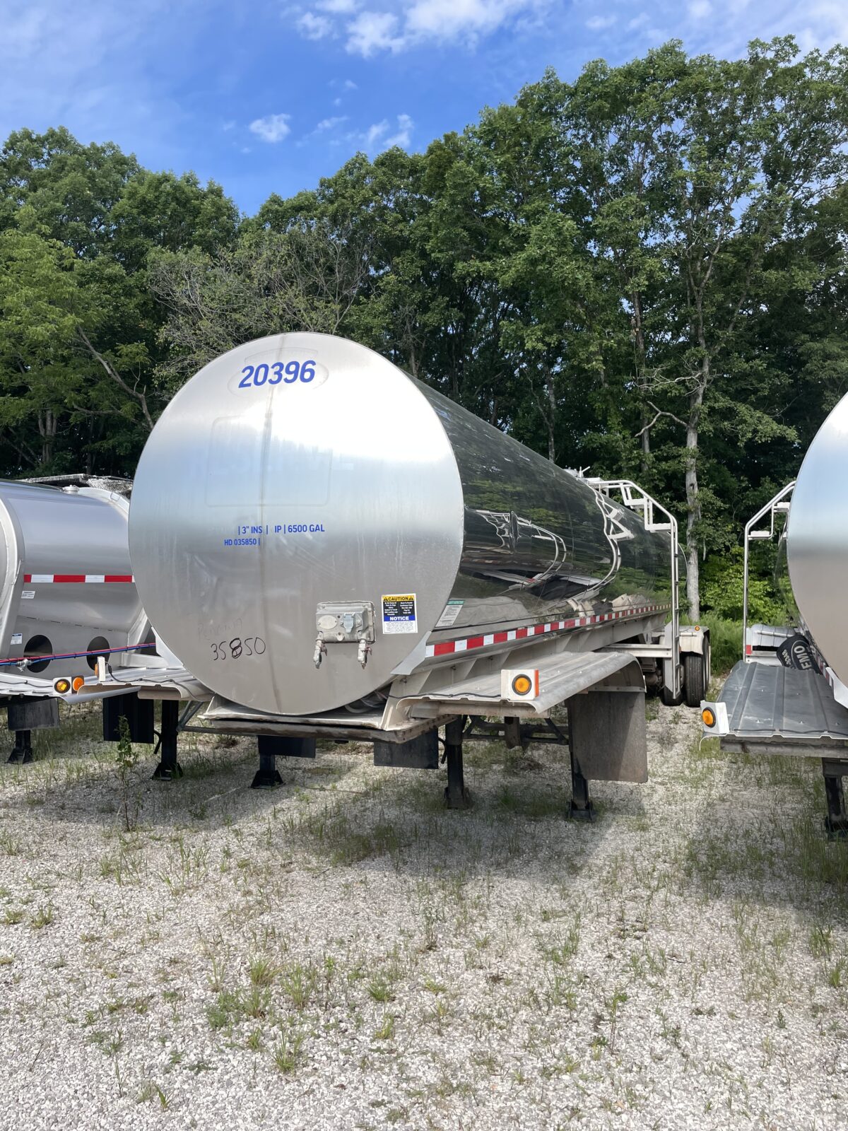 2003 WALKER 6500 GALLON 3A SANITARY - SEMO Tank
